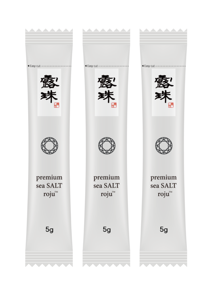 非加熱 5年熟成 プレミアム天日塩 ROJU SALT「5gx15=75g stick」 – ROJU FOOD